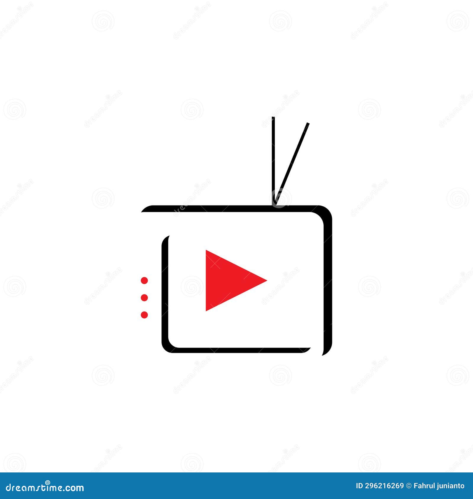 Live TV Streaming Logo Vector Template Illustration Stock Illustration ...