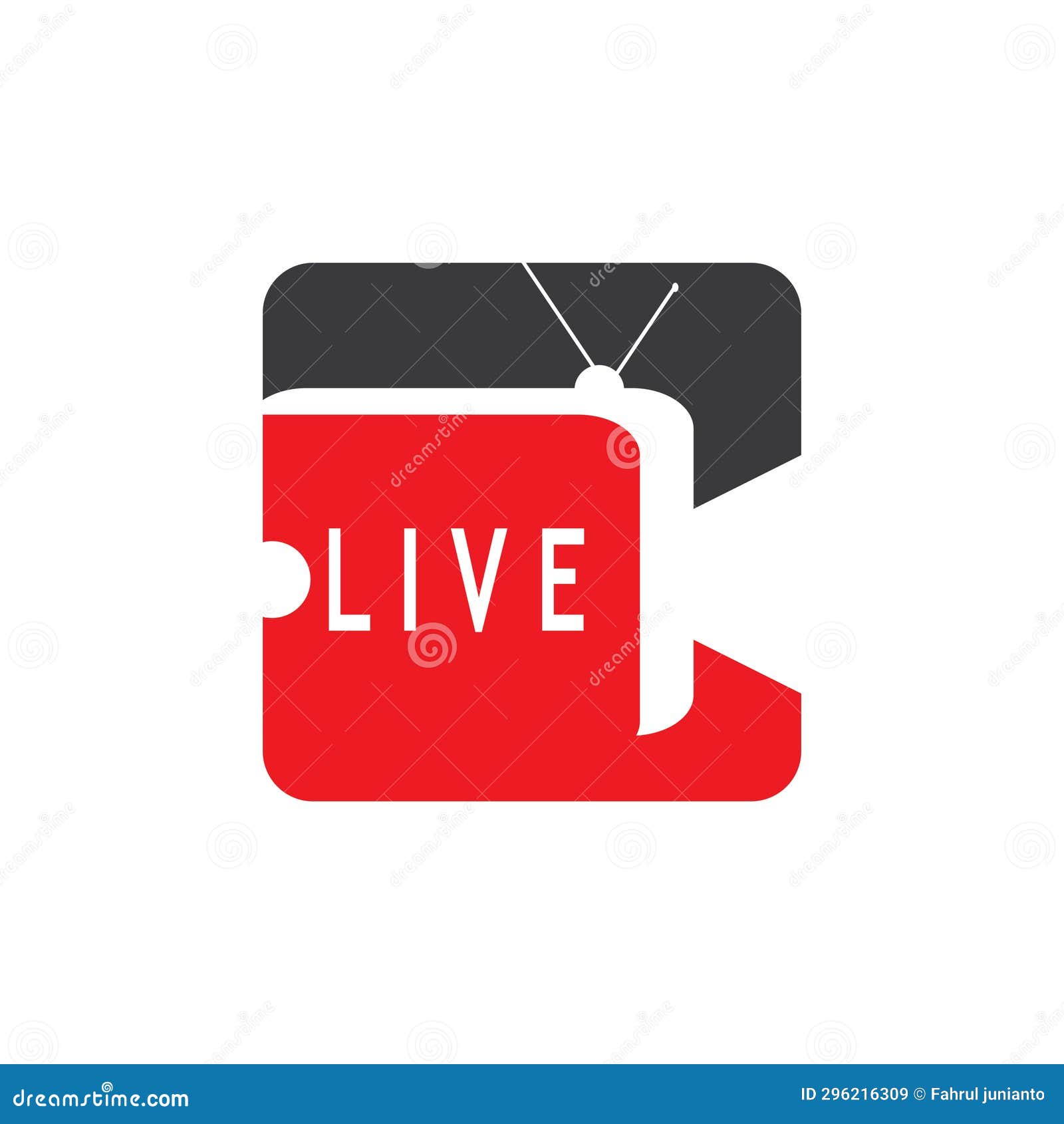 Live TV Streaming Logo Vector Template Illustration Stock Illustration ...