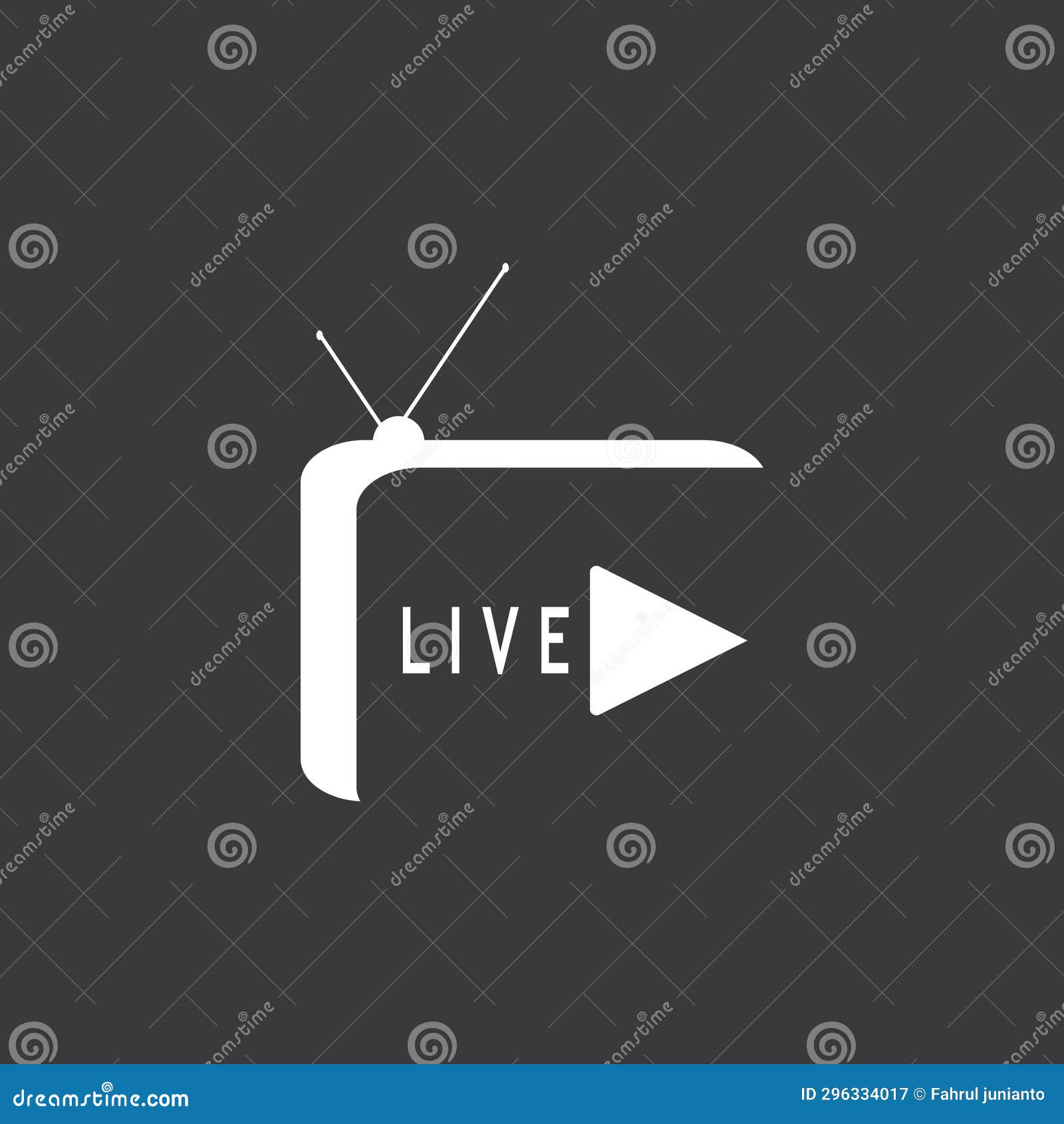 Live TV Streaming Logo Vector Template Illustration Stock Vector ...