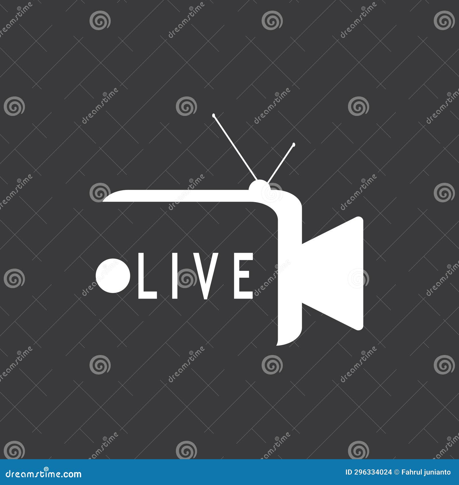 Live TV Streaming Logo Vector Template Illustration Stock Vector ...