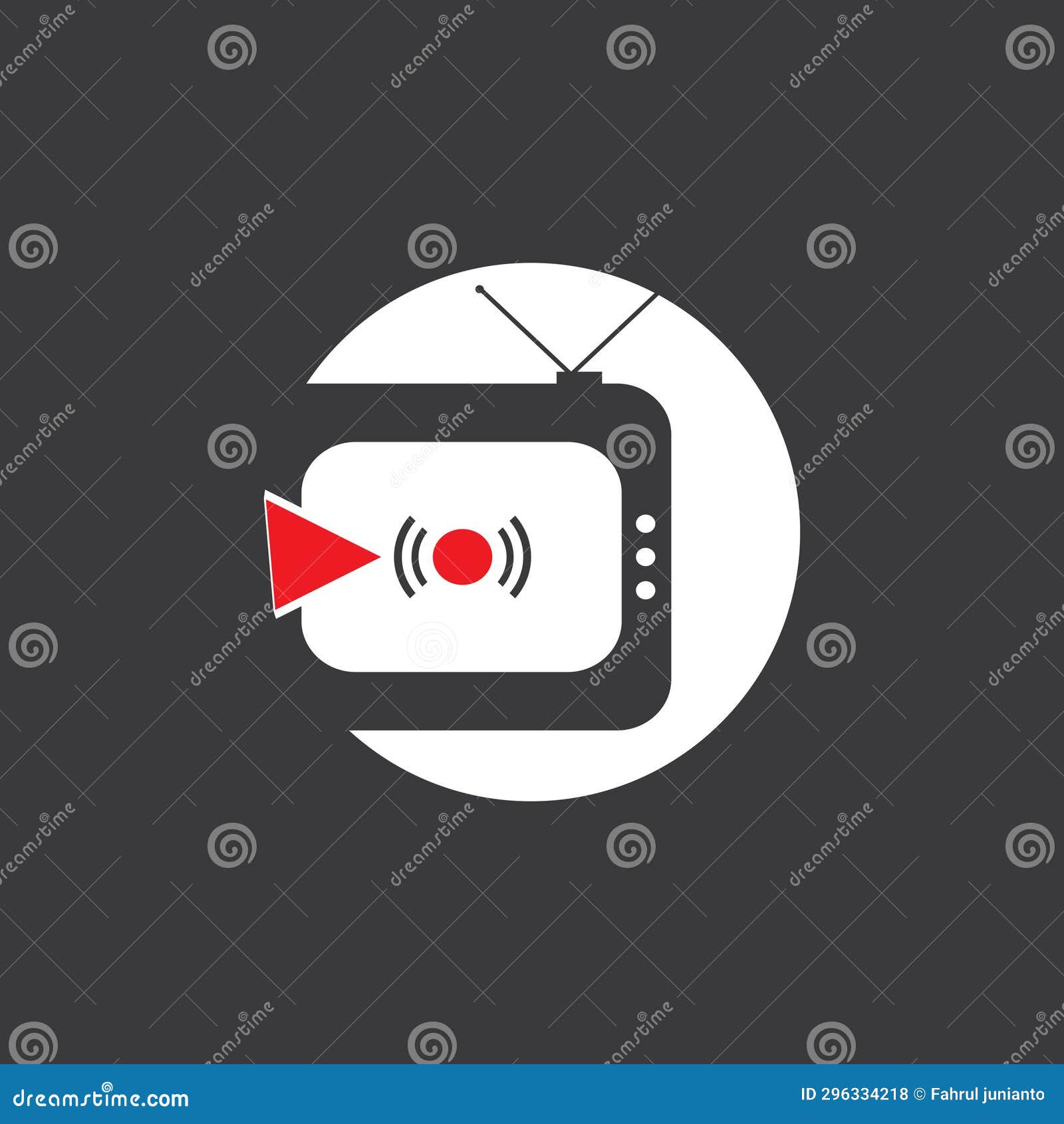Live TV Streaming Logo Vector Template Illustration Stock Vector ...