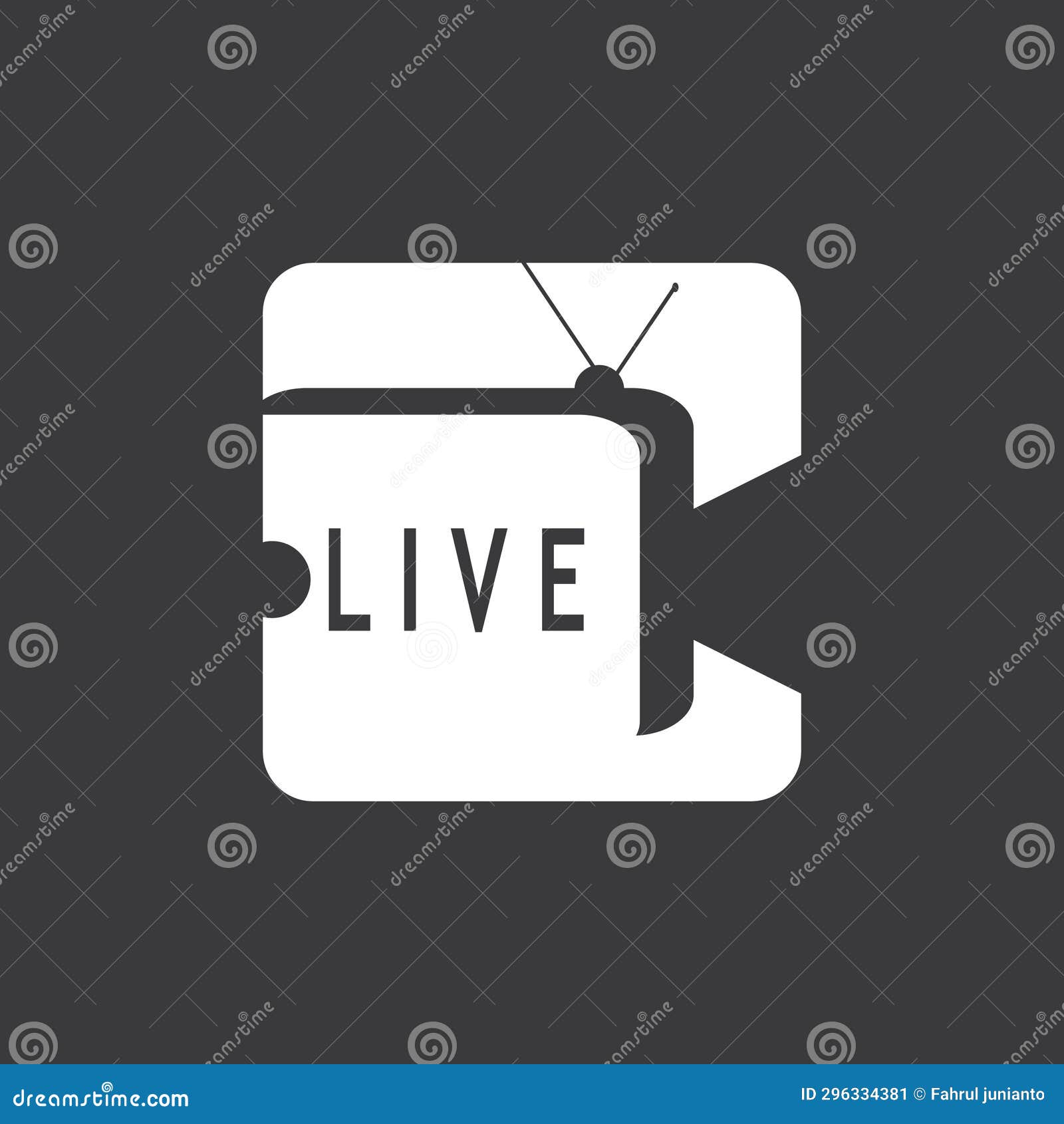 Live TV Streaming Logo Vector Template Illustration Stock Vector ...
