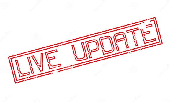 Live Update-Stempel vektor abbildung. Illustration von kopftext - 89504190