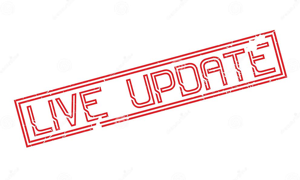 Live Update-Stempel vektor abbildung. Illustration von kopftext - 89504190