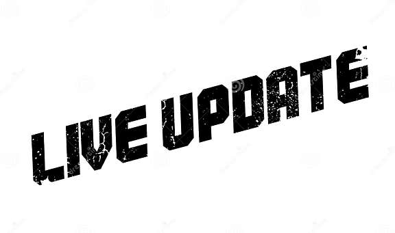 Live Update-Stempel vektor abbildung. Illustration von informativ ...