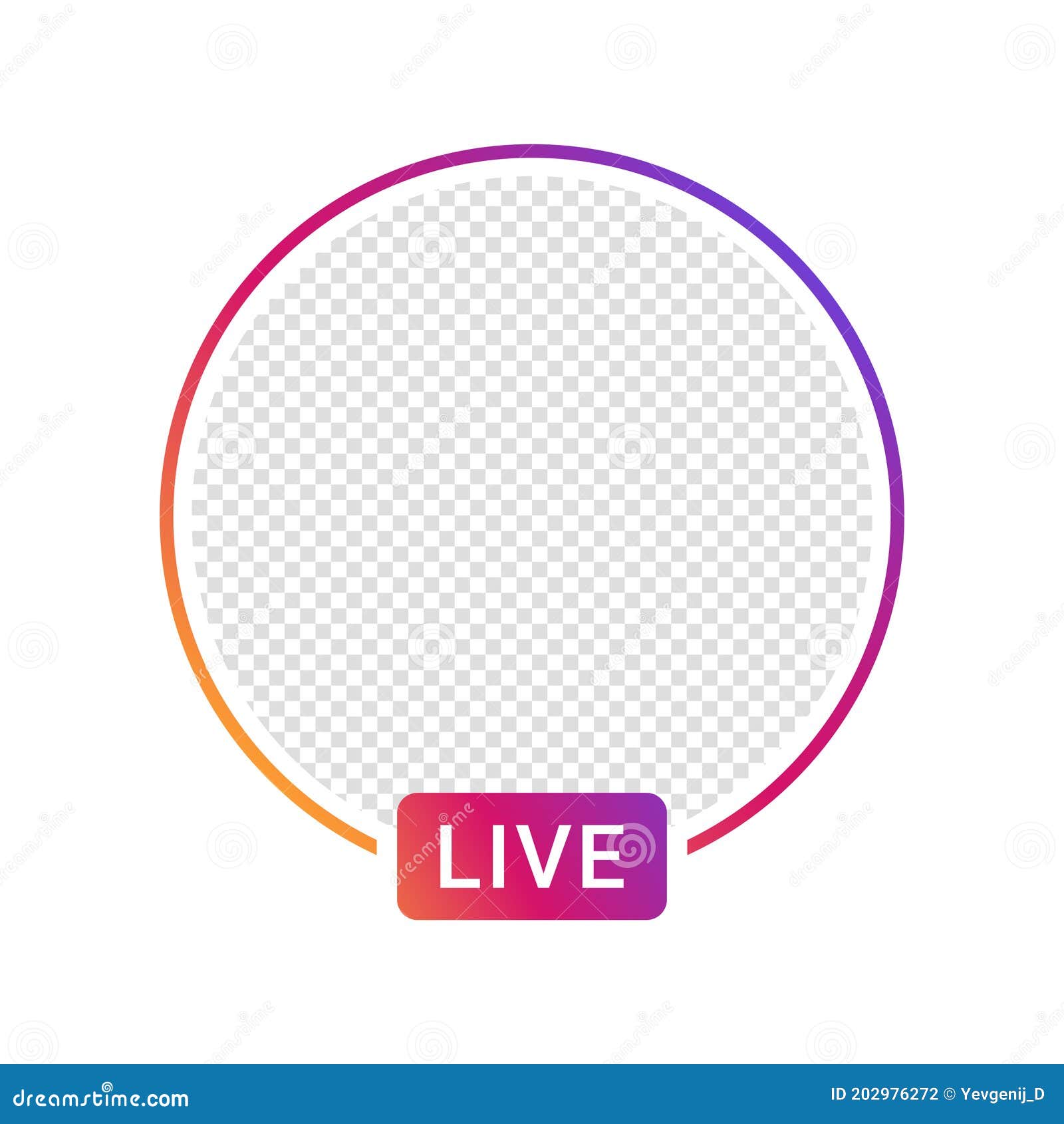 Live Video Streaming Icon for Social Media. Social Media App Design ...