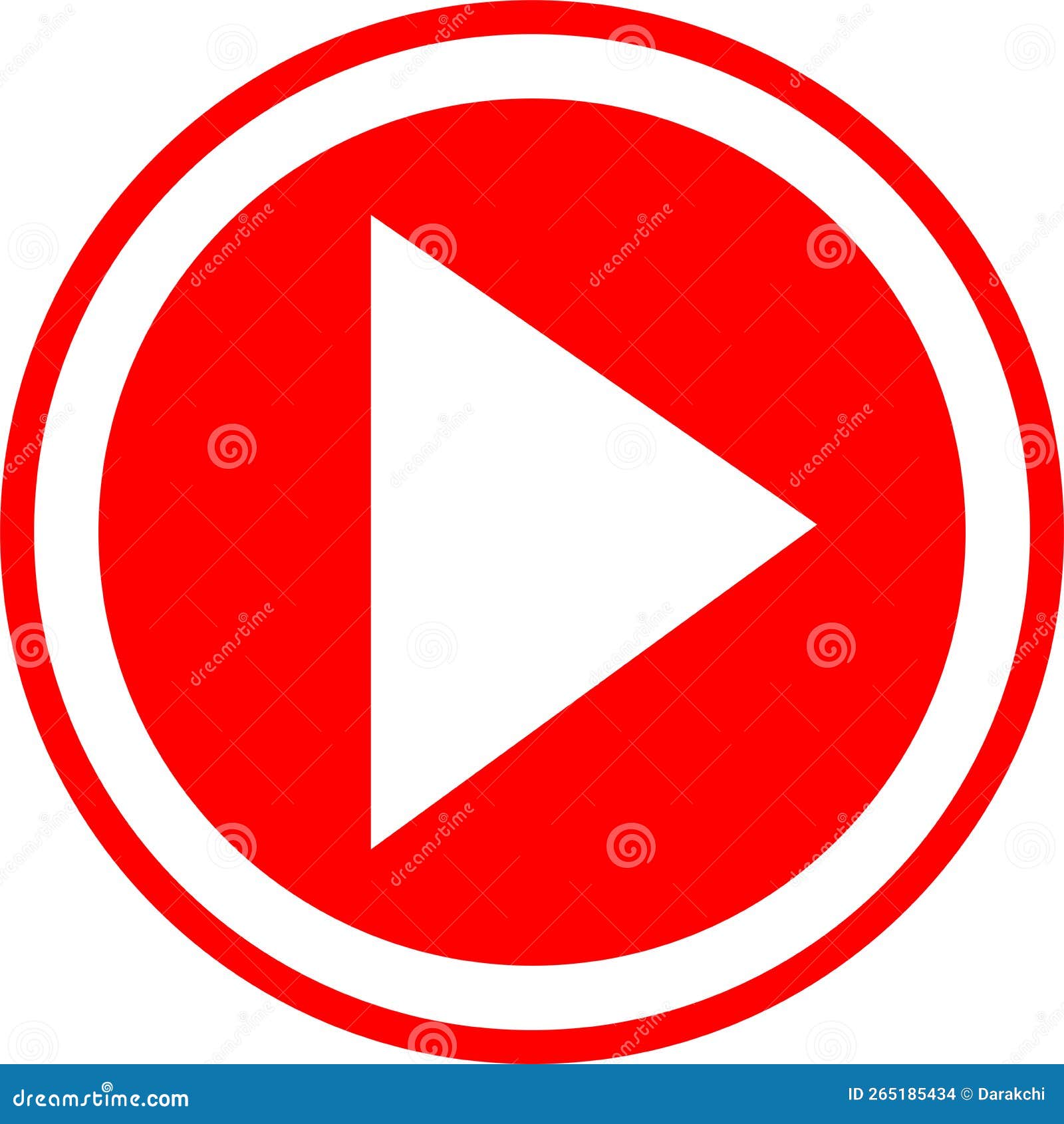 Live Video Streaming, Play Button Shape Stock Vector - Illustration of ...