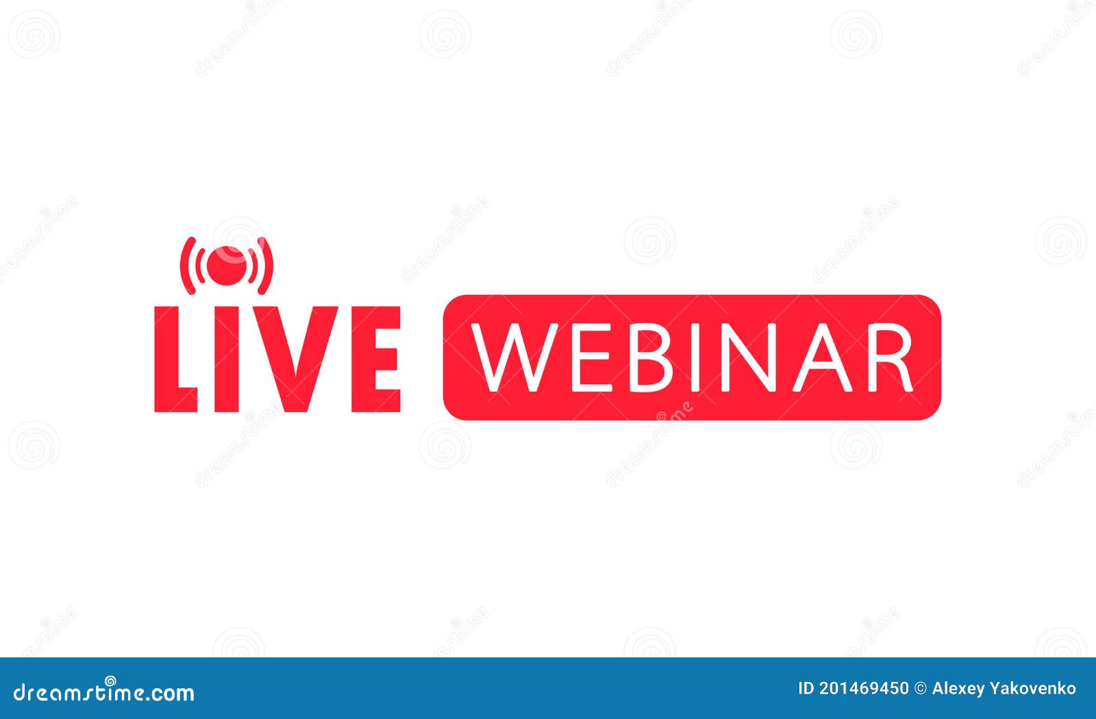Live Webinar Button. Online Lectures and Education Icon. UI, UX ...