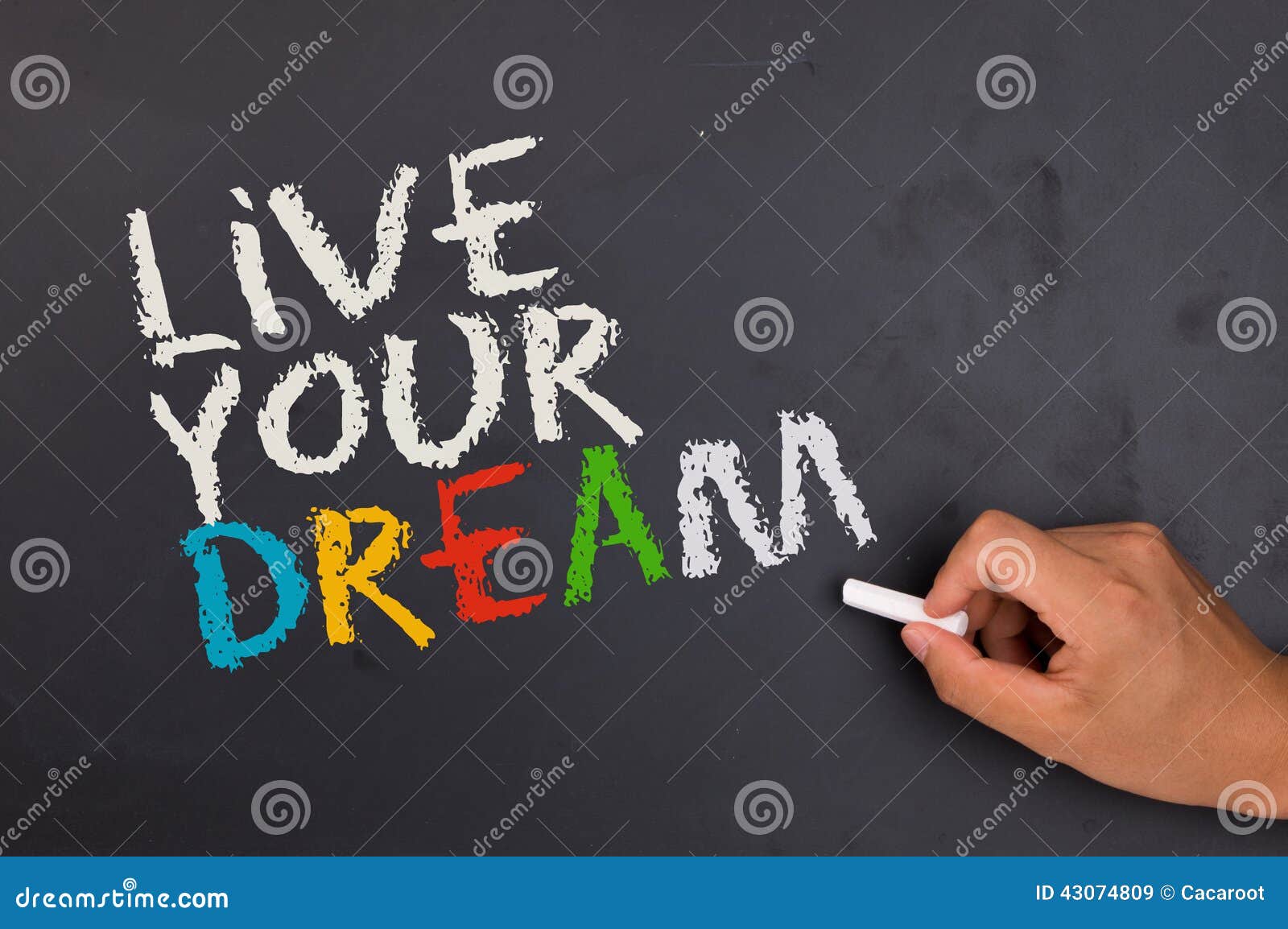 Live your dream stock image. Image of action, advice - 43074809