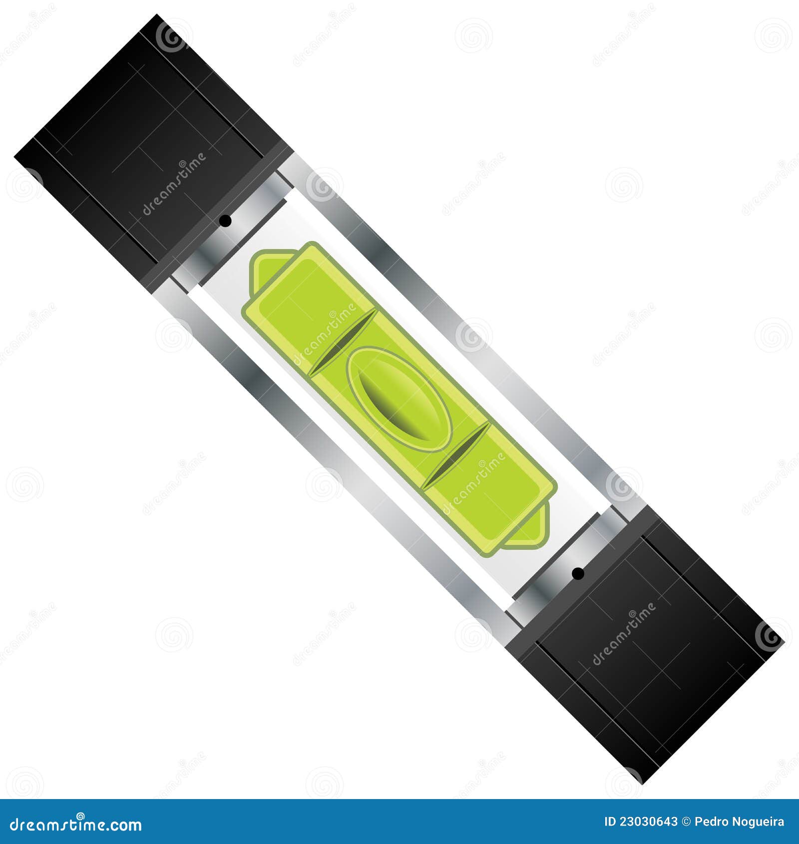 Livella a bolla illustrazione vettoriale. Illustrazione di equilibrio ...