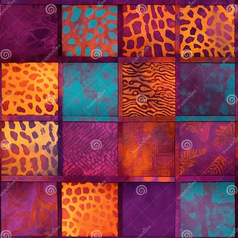 A Lively Array of Leopard Spots Dominates this Quilt-inspired Pattern ...