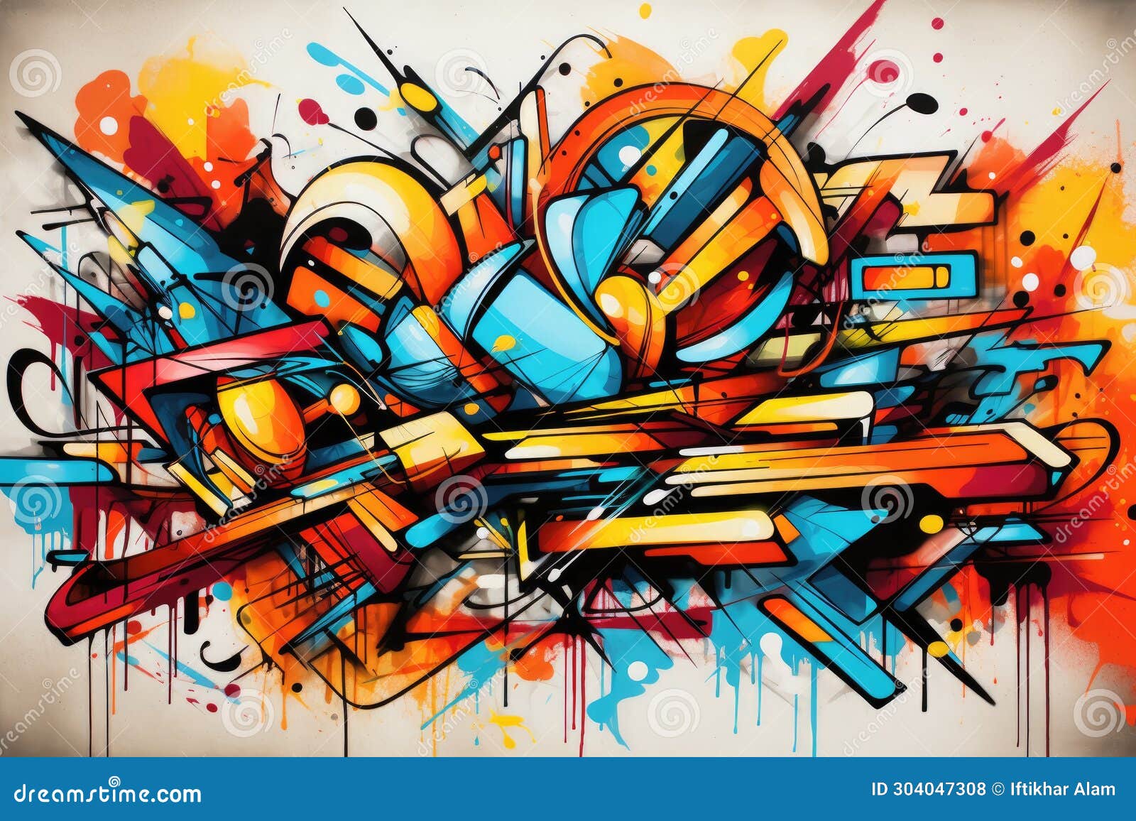 A Lively and Captivating Painting Showcasing a Wide Assortment of ...