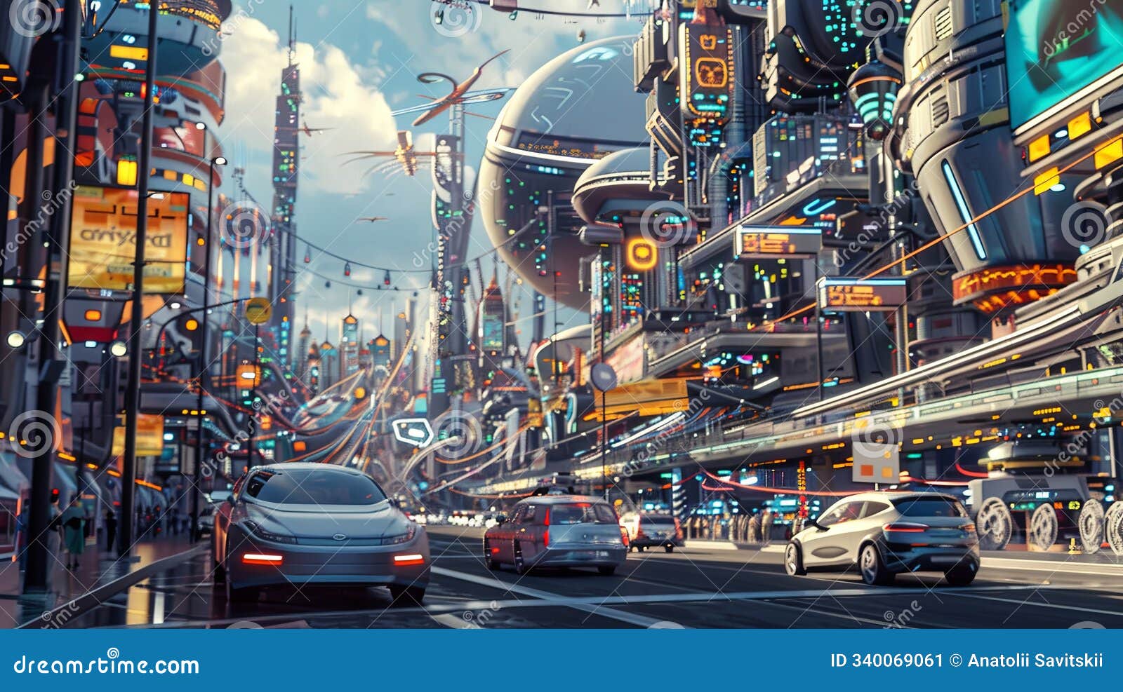 This Lively City Features Advanced Technologies, Including Autonomous ...