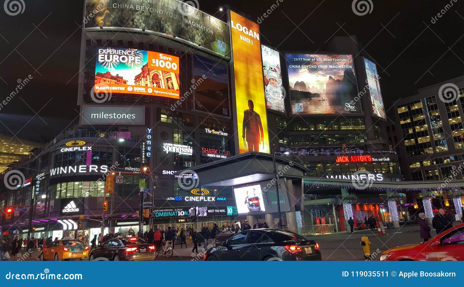 Lively City editorial photo. Image of nightlight, canada - 119035511