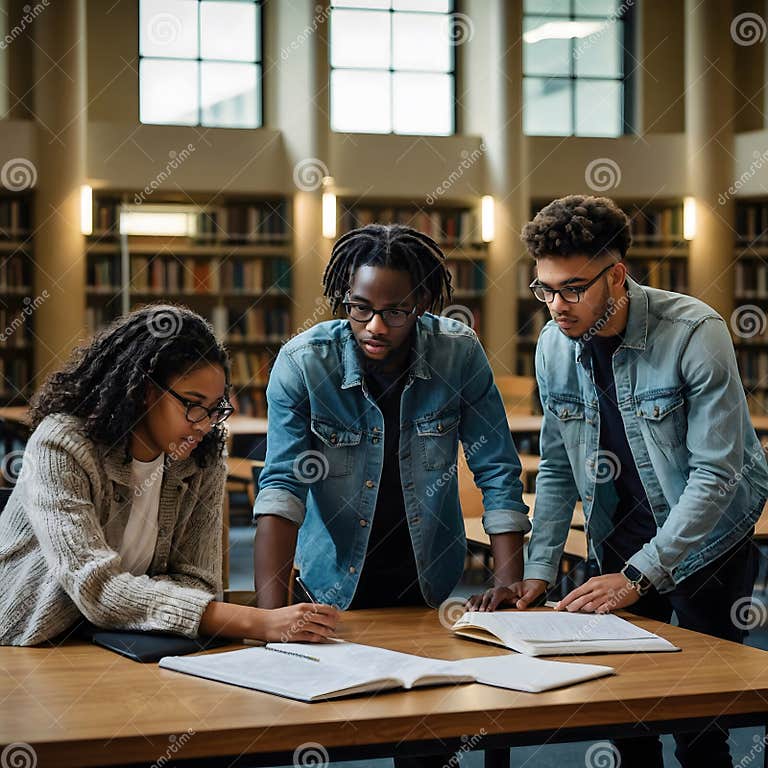 Group Project Collaboration: University Students Working Together in a ...