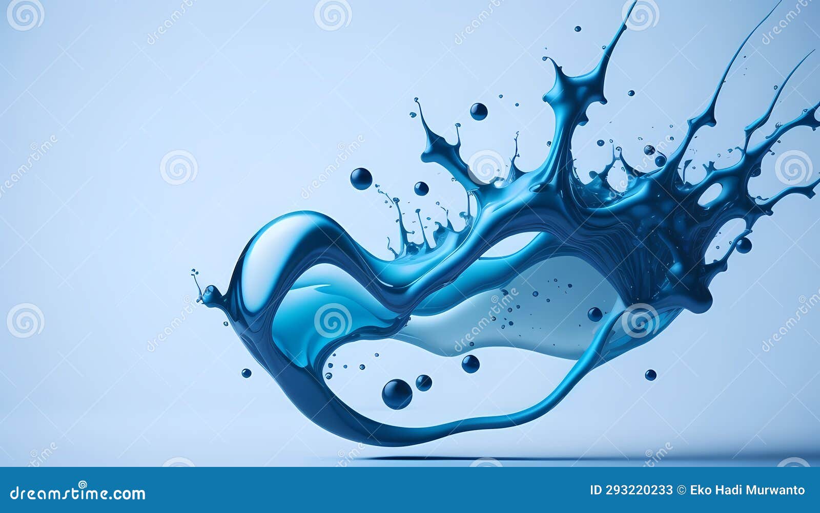 Lively 3D Bubble And Splash Delight For PowerPoint Royalty-Free Stock ...