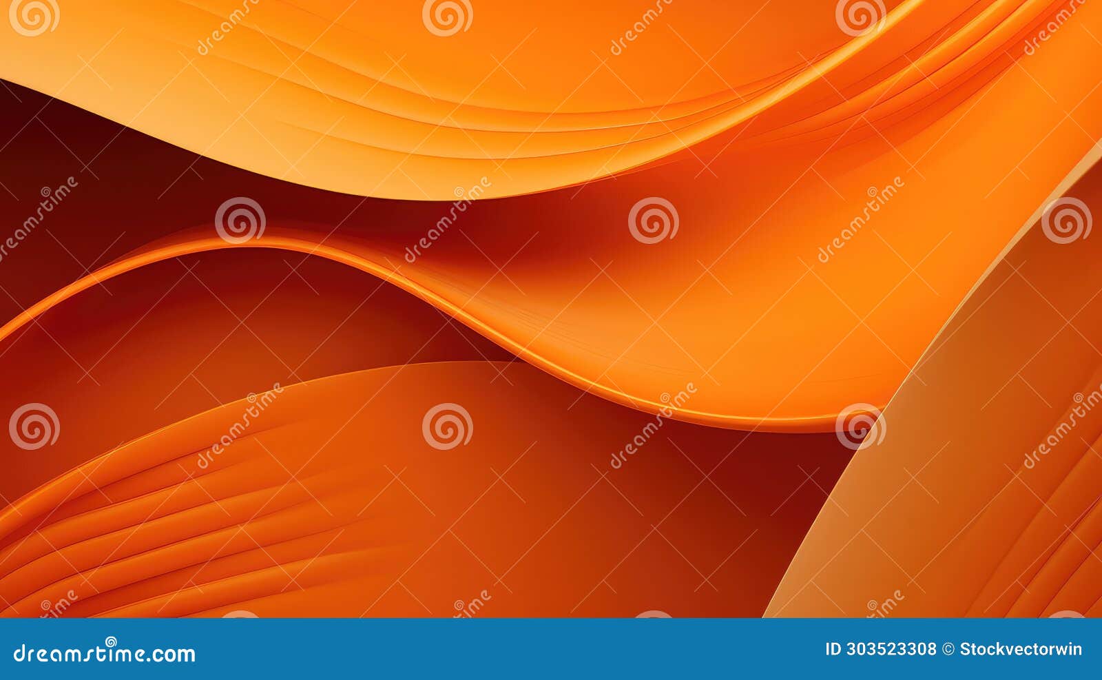 Lively Dynamic Orange Background Stock Illustration - Illustration of ...