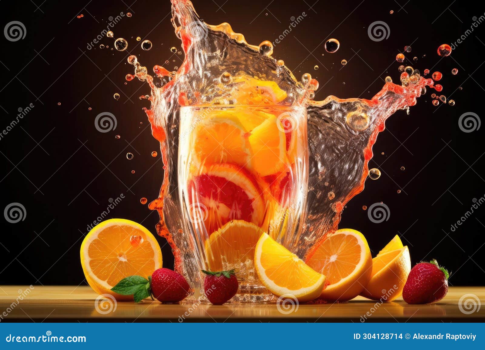 Lively Juice Filling: Freshly Squeezed Refreshment with Vibrant ...