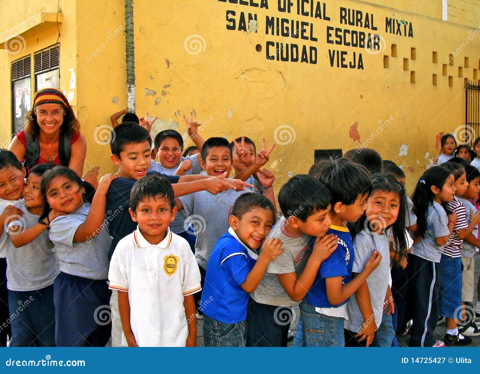 Lively Students in Rural Guatemala Editorial Photography - Image of ...
