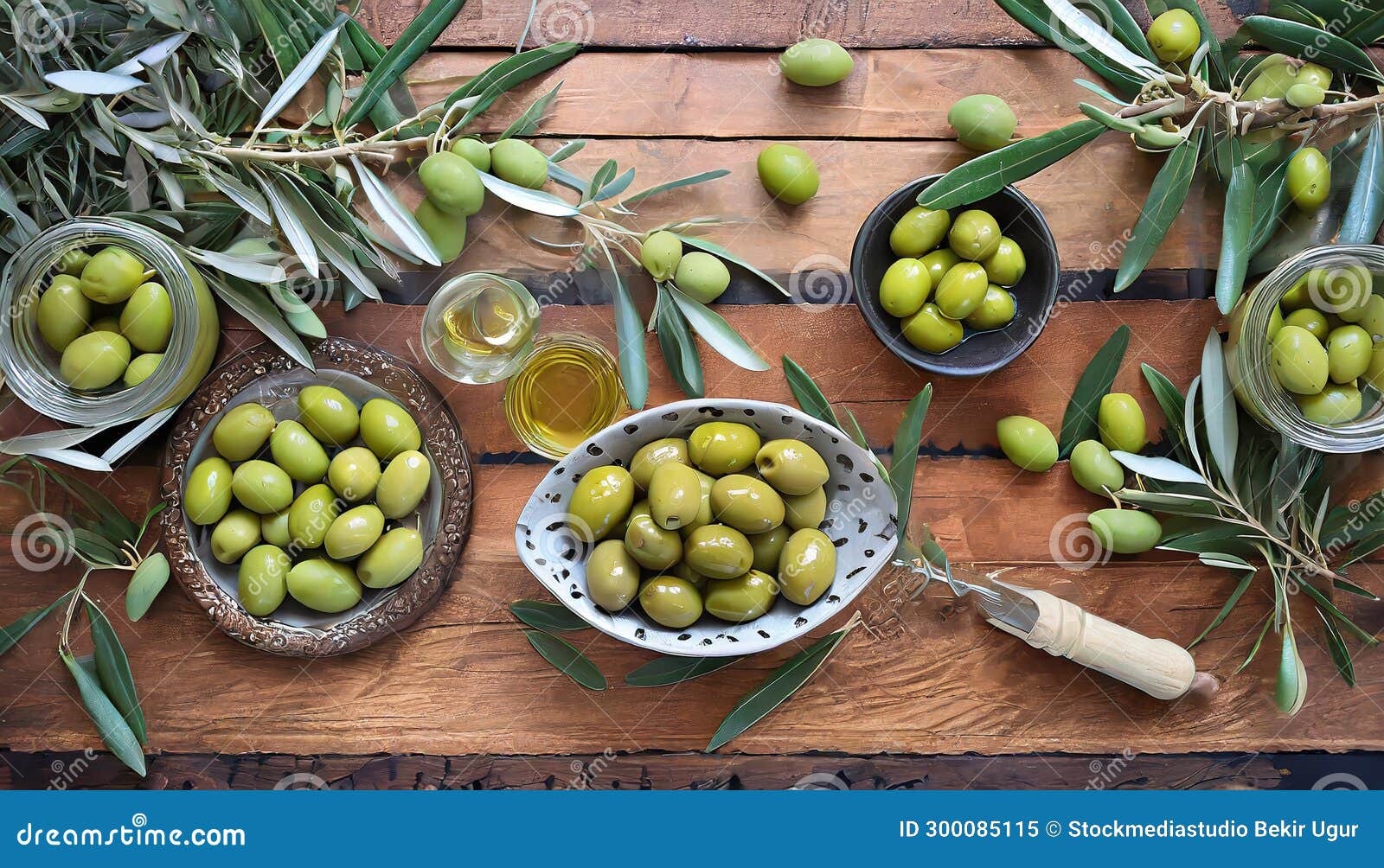Lively Tableaus- Green Olives In A Stunning Olive Frame Royalty-Free ...