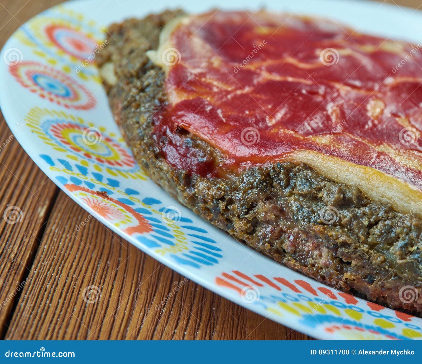 Liver cake stock photo. Image of cooked, herb, meat, liver - 89311708