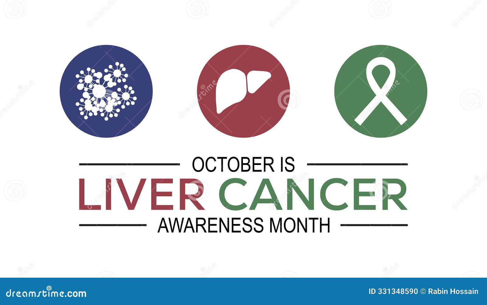 Liver Cancer Awareness Month is Observed Every Year on October. Stock ...