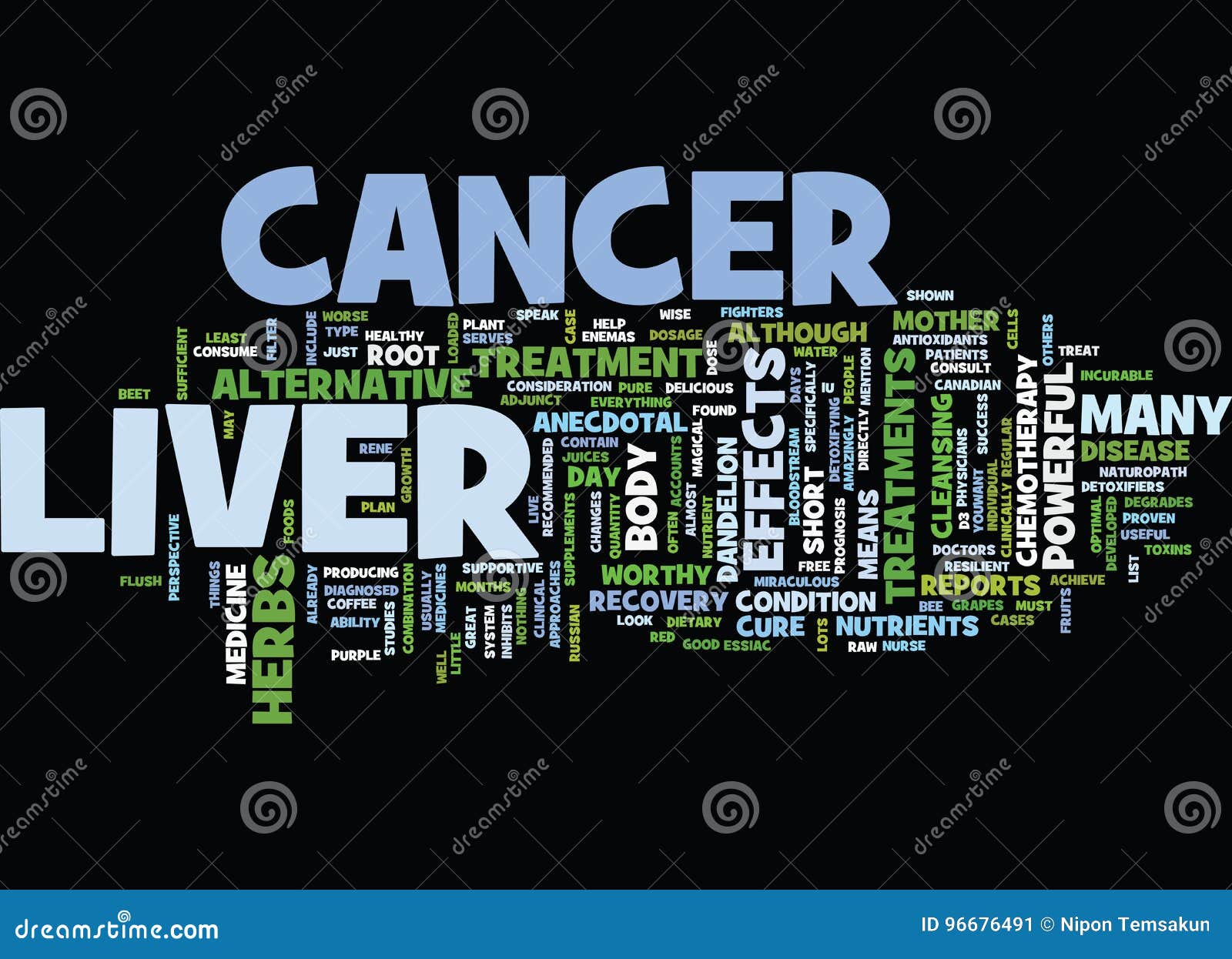 Liver Cancer Text Background Word Cloud Concept Stock Illustration ...