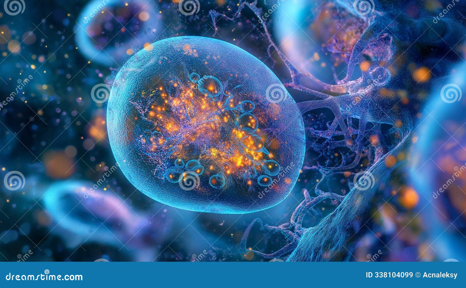 Liver Cell, Displaying Its Unique Structure Stock Image - Image of ...