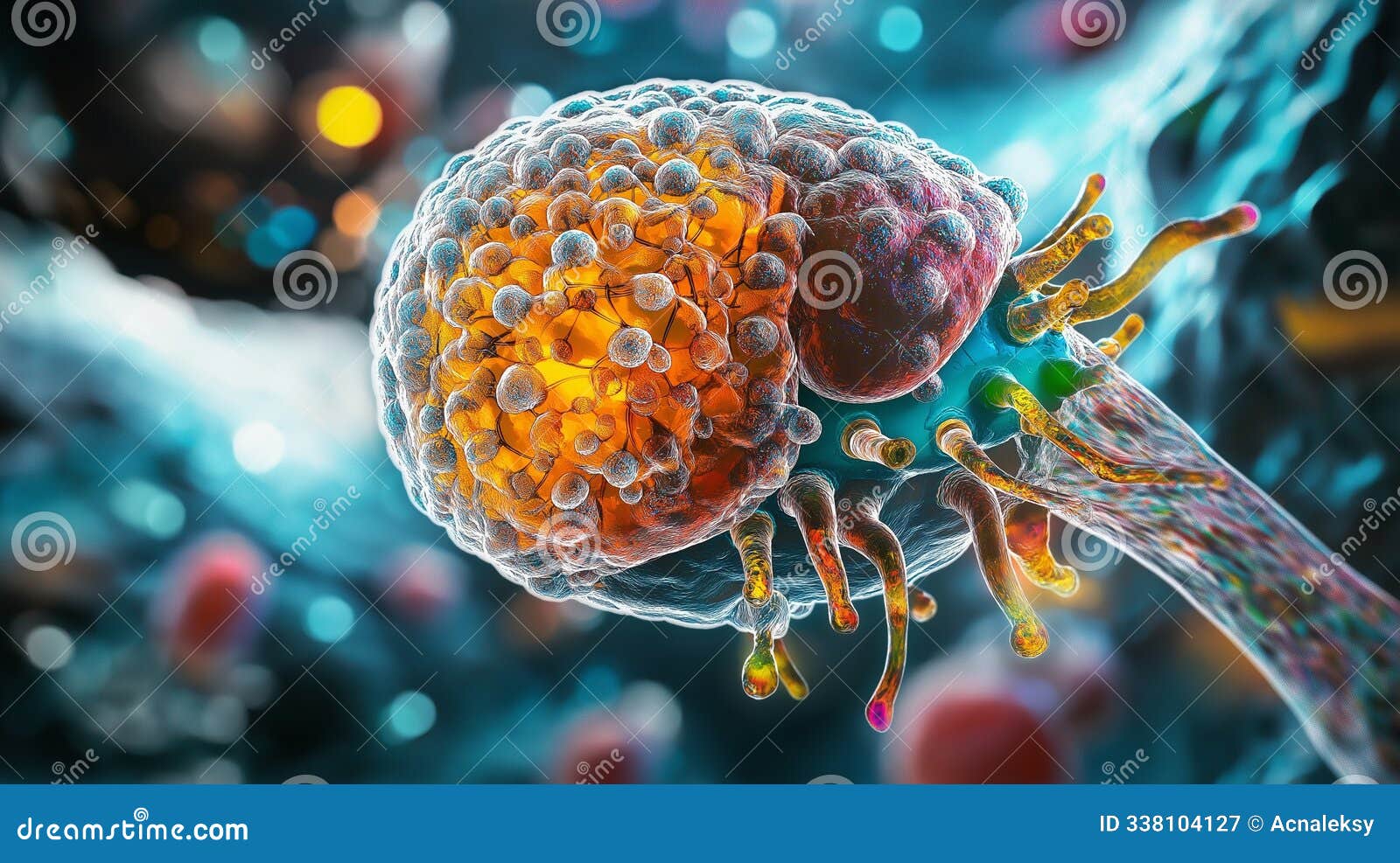 Liver Cell, Displaying Its Unique Structure Stock Image - Image of ...