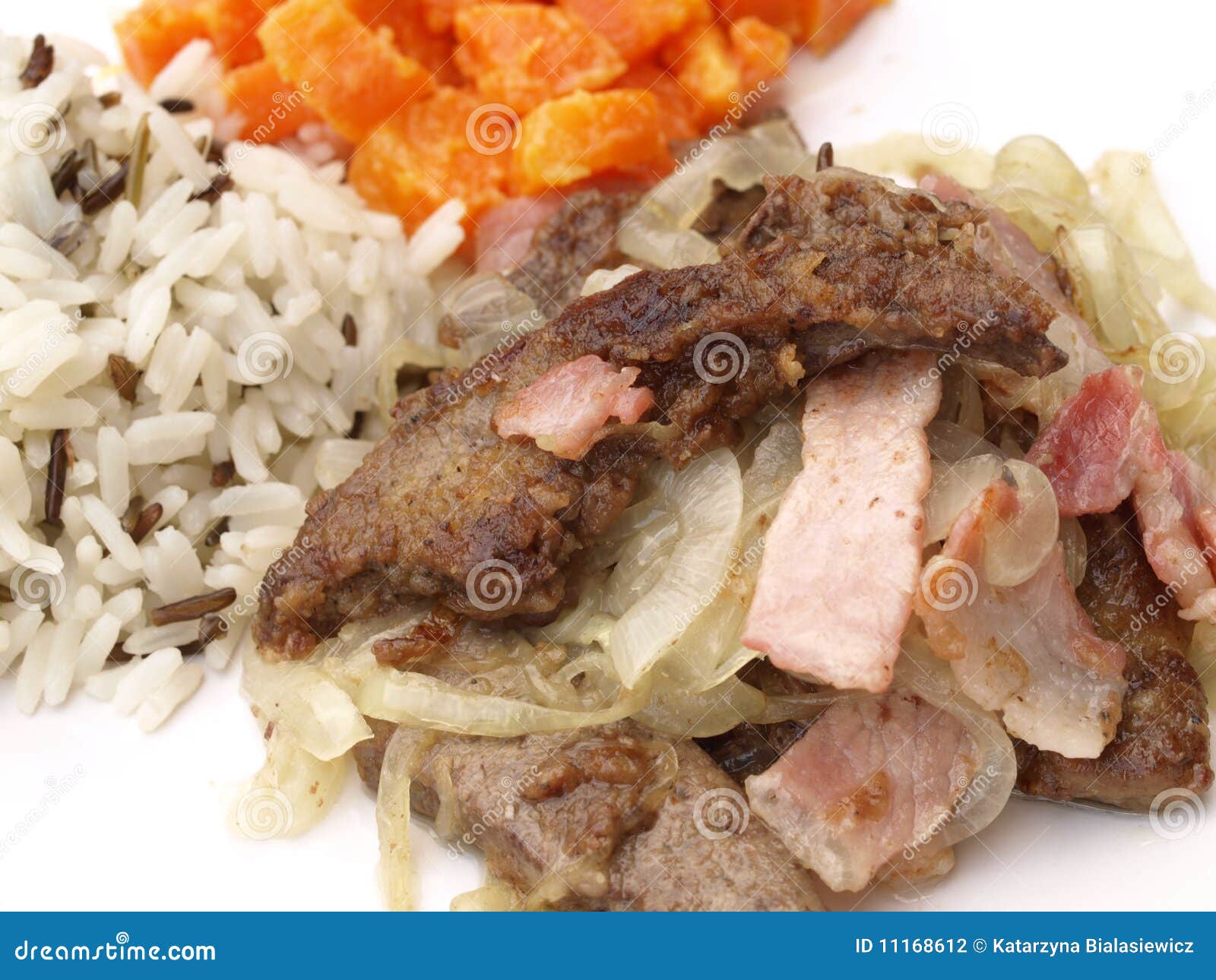Liver dish stock photo. Image of wild, dish, sliced, bacon - 11168612