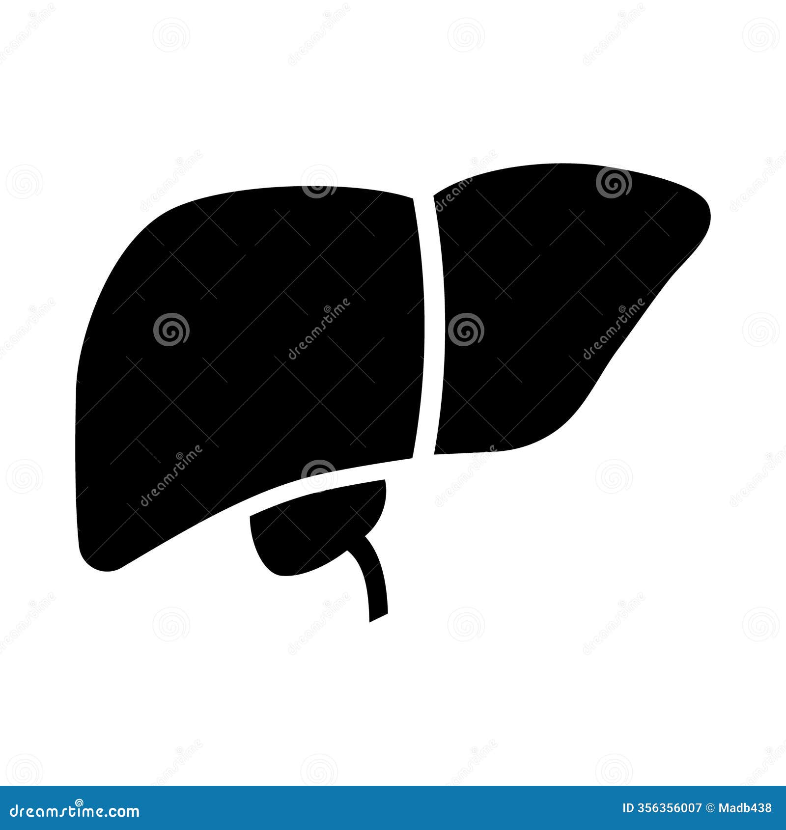Liver Icon. Human Organ. Anatomy Color Symbol Vector Illustration ...