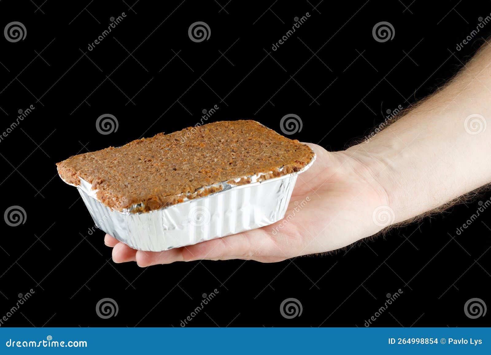Liver Pate in a Container in Hand Stock Photo - Image of cuisine, slice ...