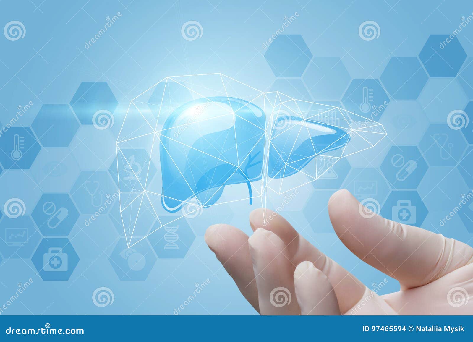 Liver shows a hand . stock photo. Image of medicine, people - 97465594