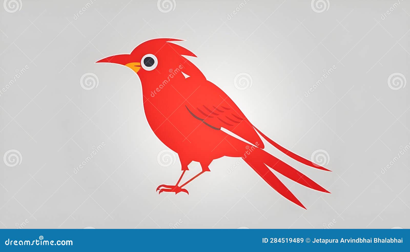 Liverbird, Simple, Minimal, Sticker, AI Generative Royalty-Free Stock ...