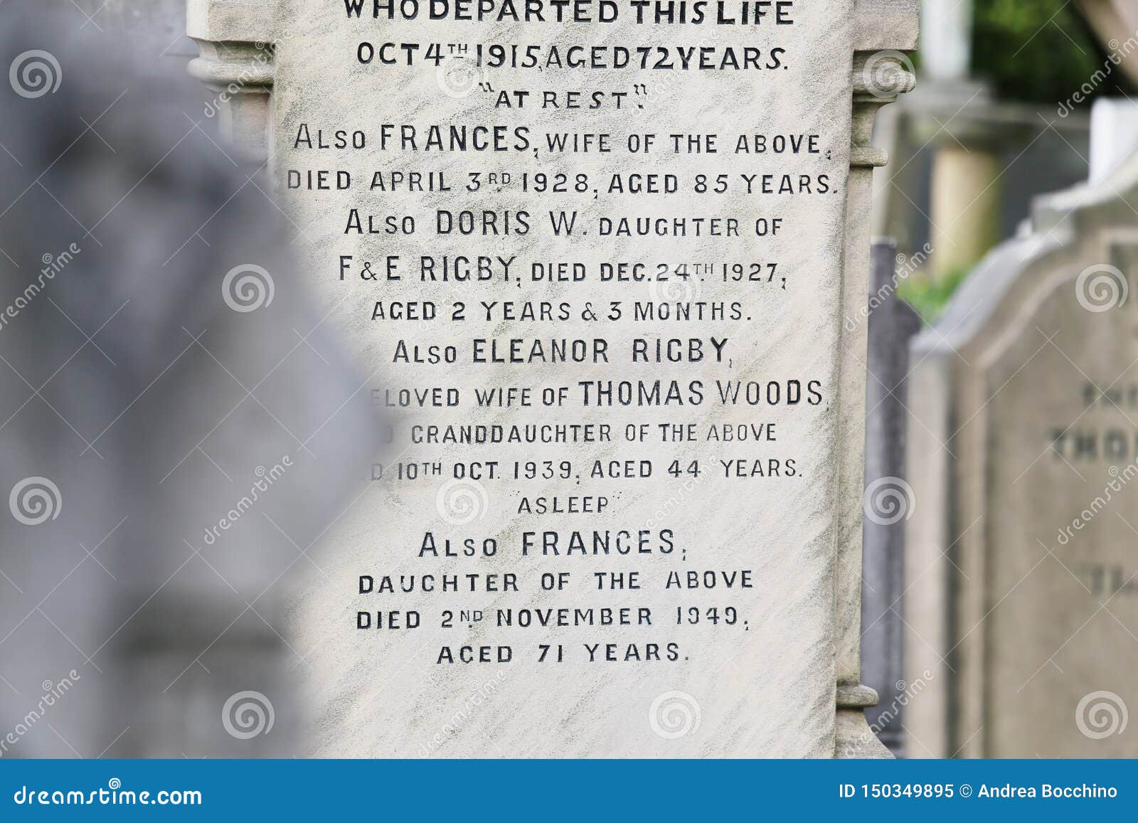 Eleanor Rigby Grave in Liverpool, England Editorial Image - Image of ...