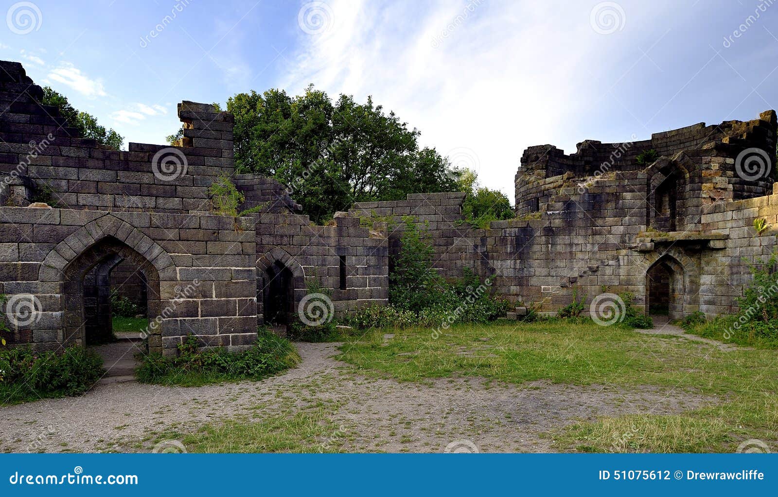 Liverpool Castle stock photo. Image of grass, lever, sunlight - 51075612