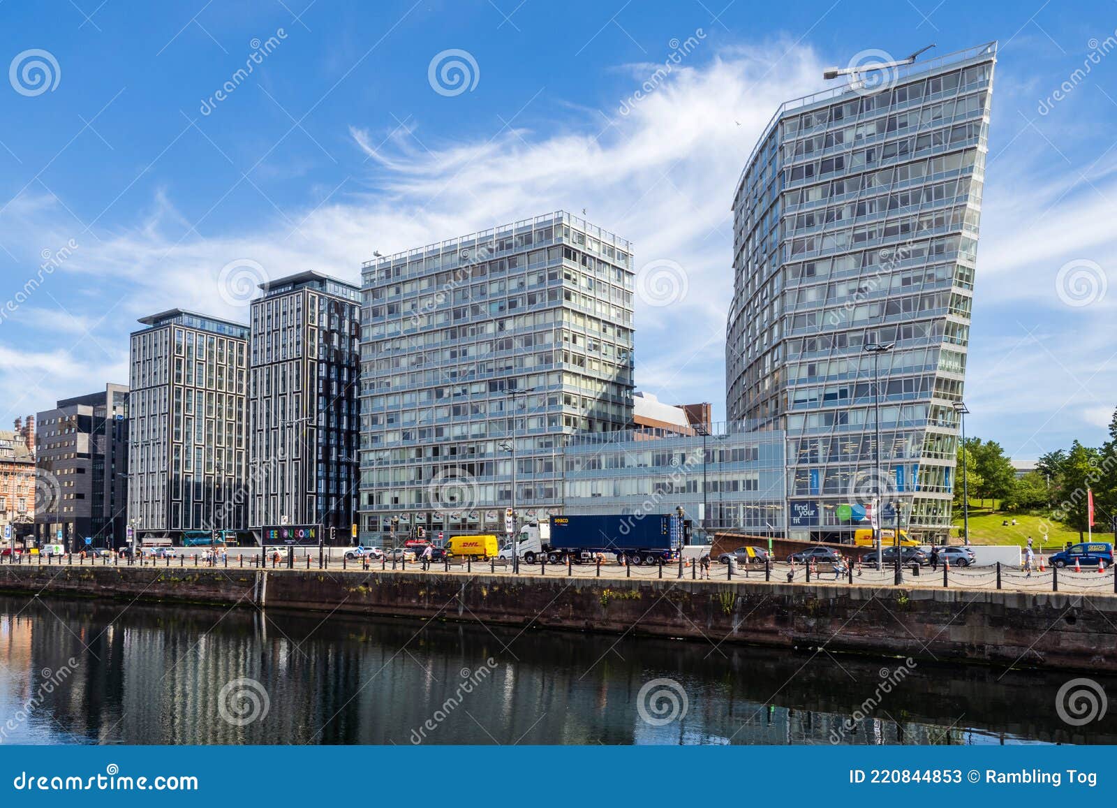 Liverpool City Centre Modern Architecture Editorial Stock Photo - Image ...