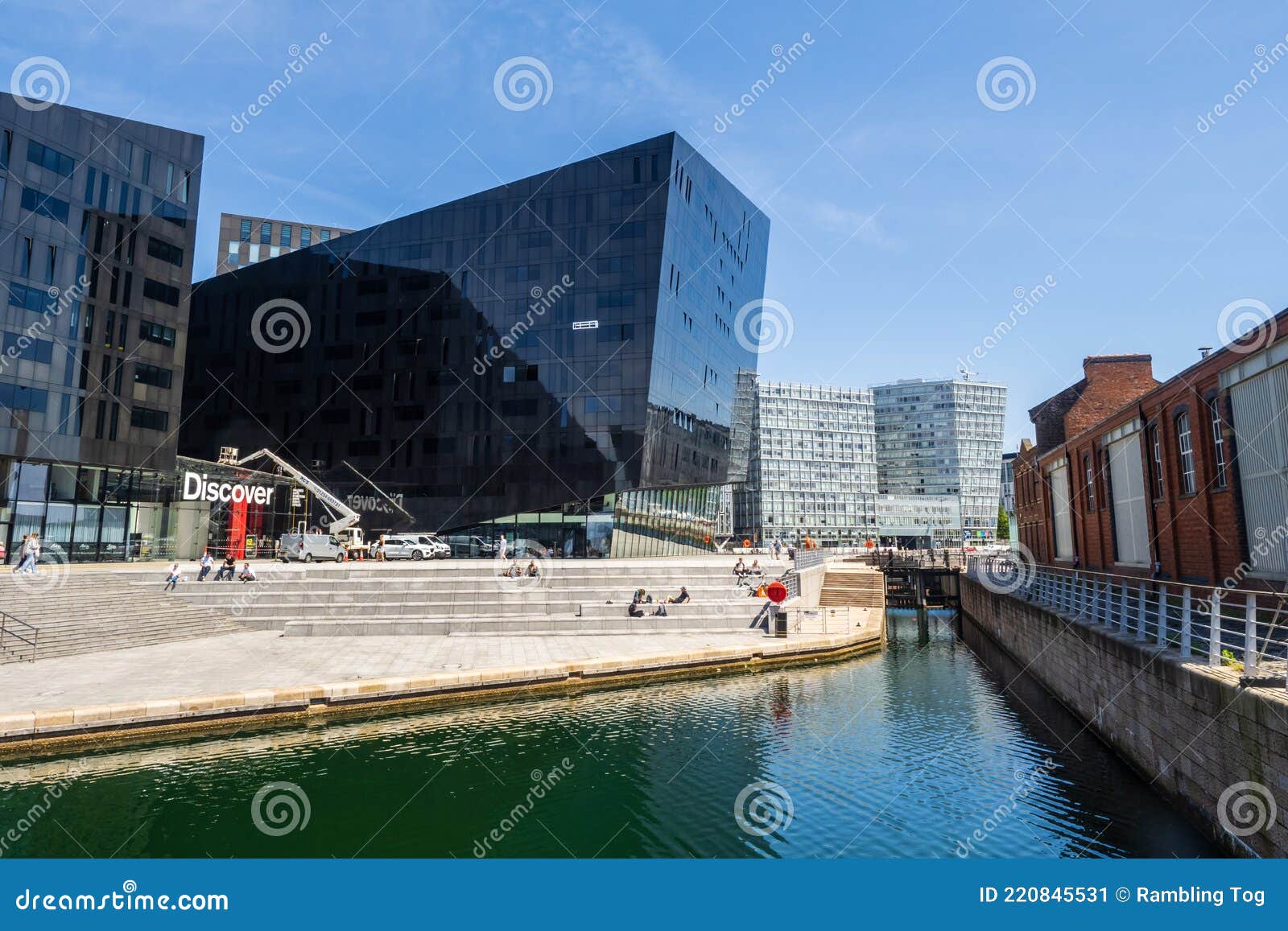 Liverpool City Centre Modern Architecture Editorial Photo - Image of ...