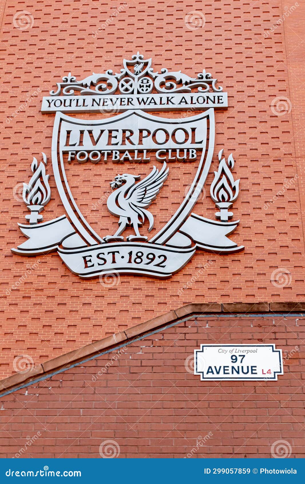Liverpool, England - March 23, 2022. Liverpool Anfield Stadium, England ...