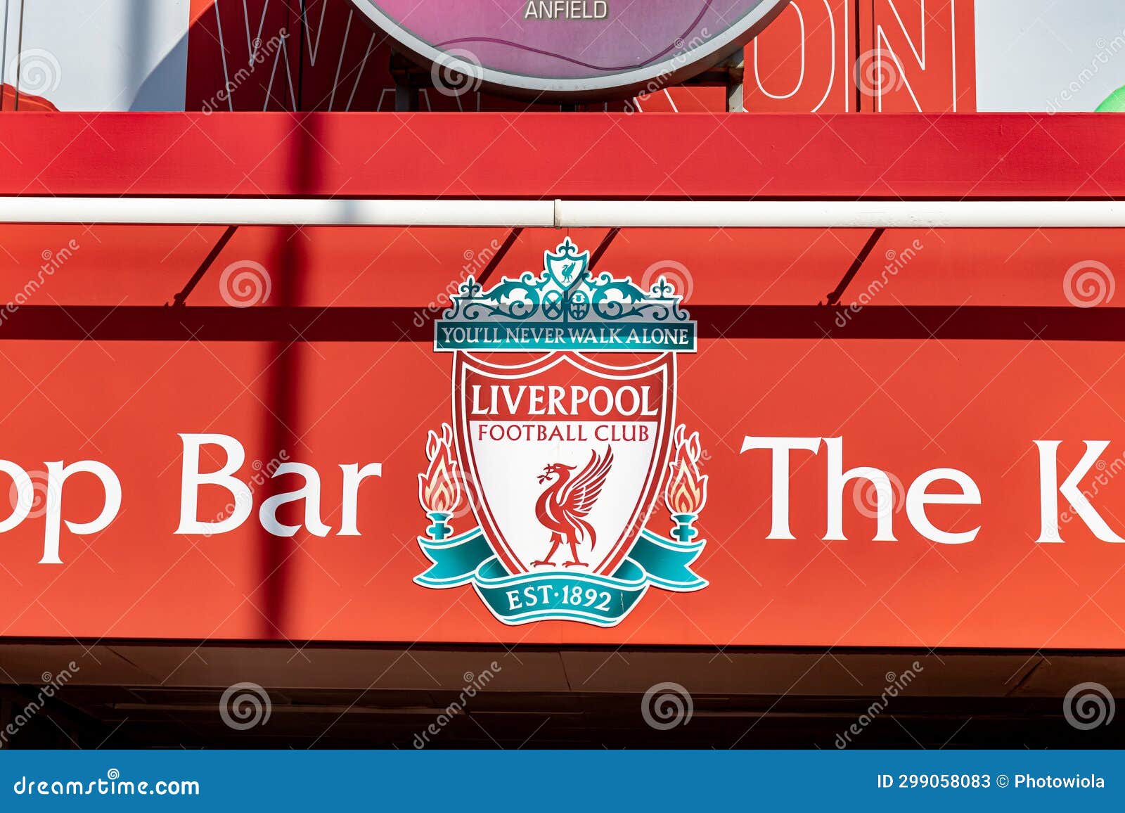 Liverpool, England - March 23, 2022. Liverpool Anfield Stadium, England ...