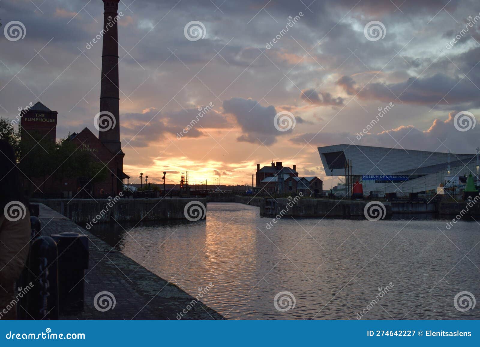 Liverpool Skyline at Canning Dock Editorial Photography - Image of ...