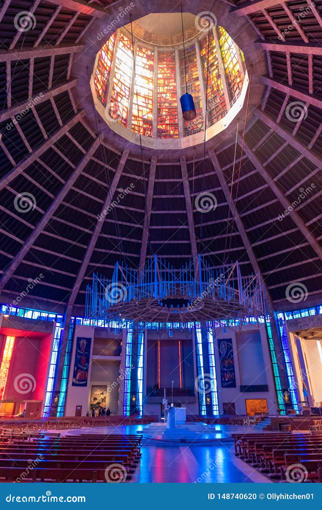 LIVERPOOL, UK, 26 MAY 2019: a View Documenting the Interior of the ...