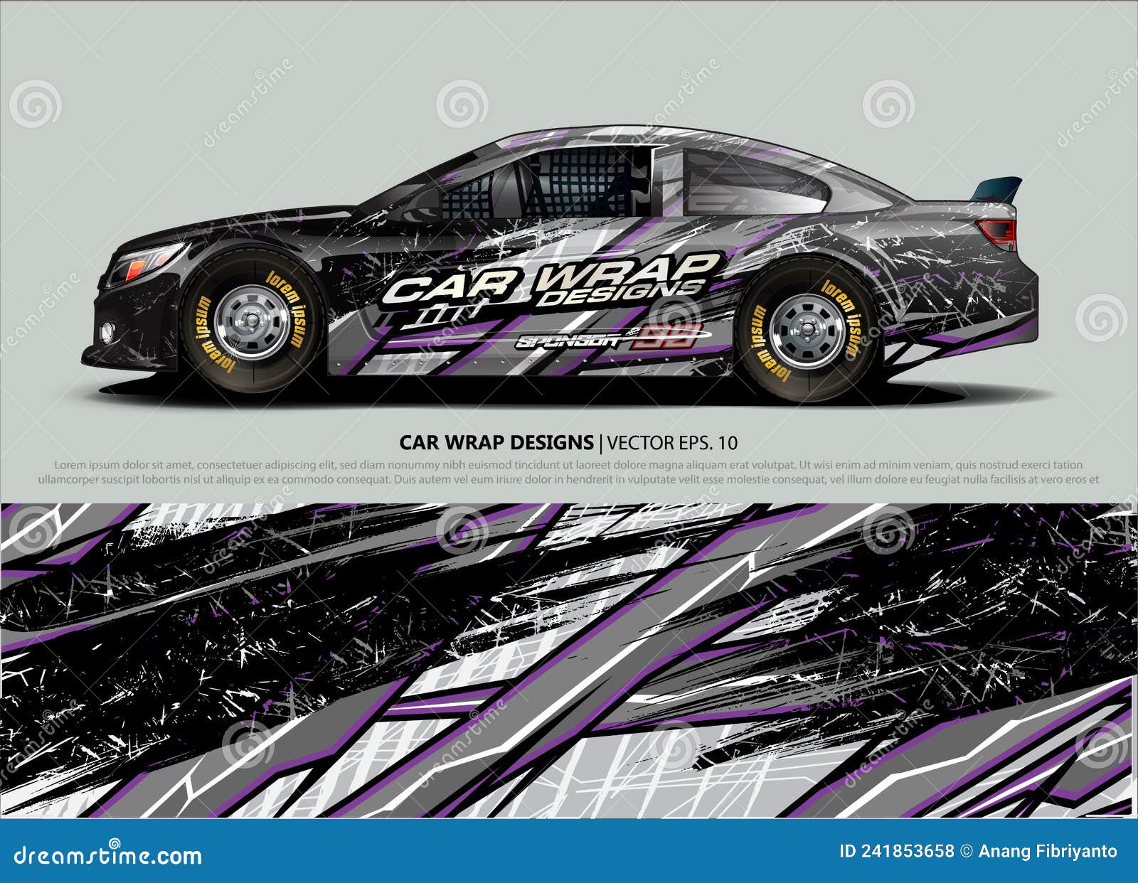 Livery for Car wrap Design stock vector. Illustration of creative ...
