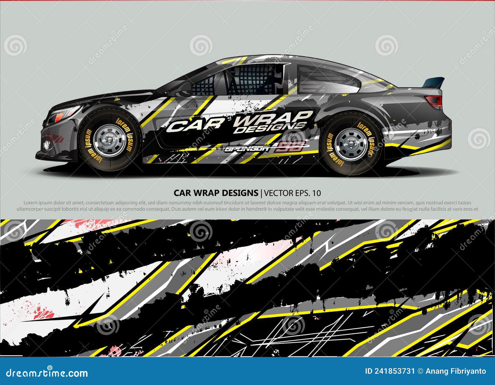 Livery for Car wrap Design stock vector. Illustration of creative ...