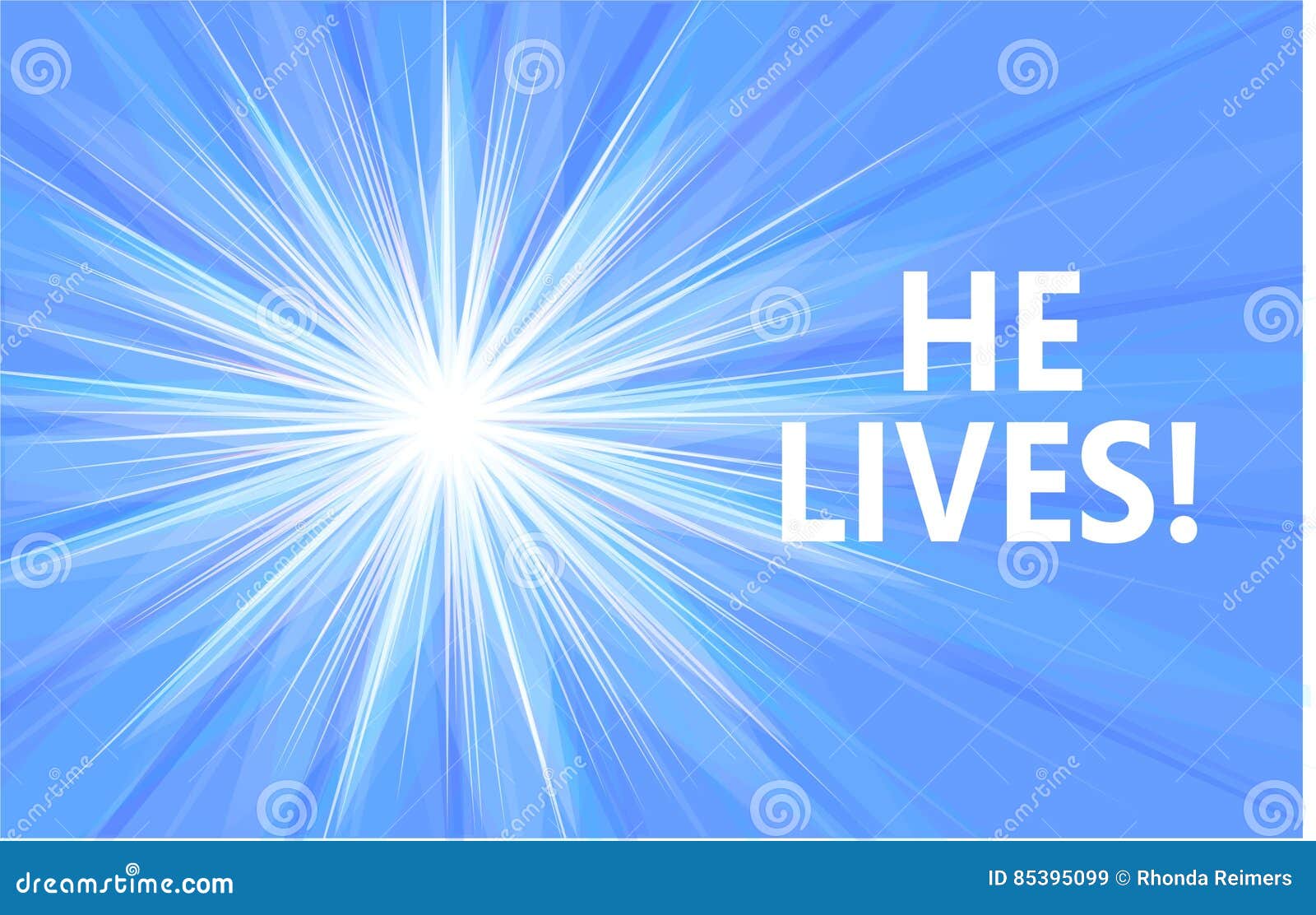 He LIVES! stock illustration. Illustration of savior - 85395099