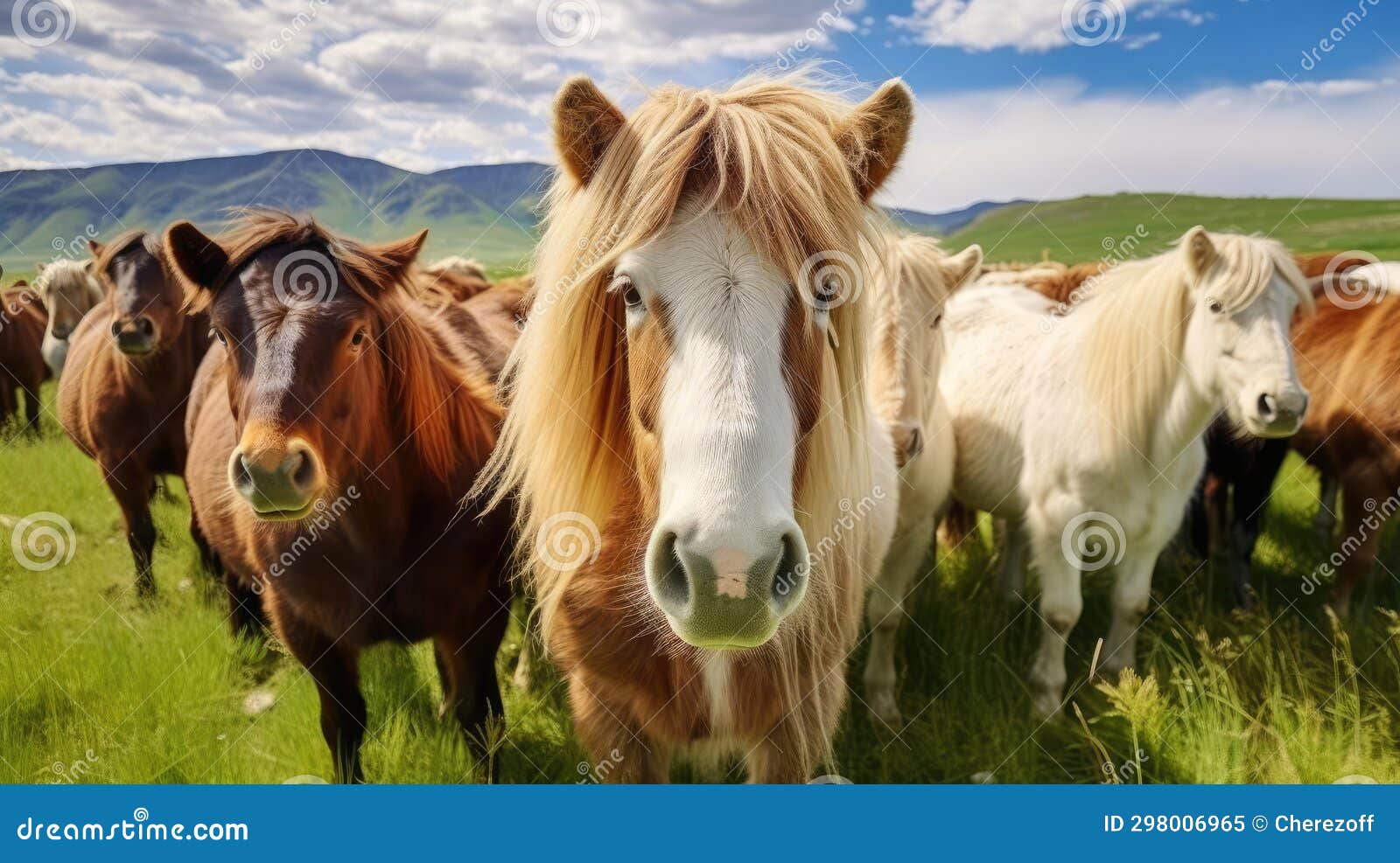 Livestock grazing on grass stock image. Image of meadow - 298006965