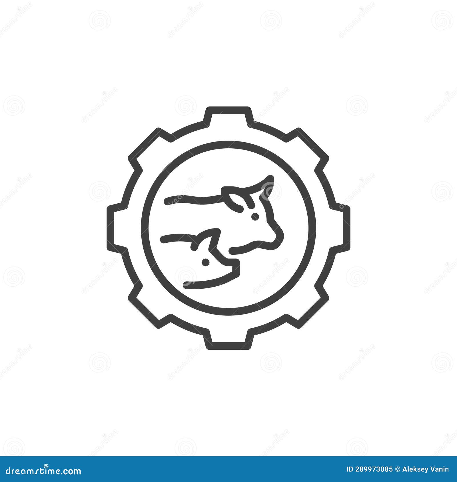 Livestock Management Linear Icons Set. Grazing, Herding, Vaccination ...