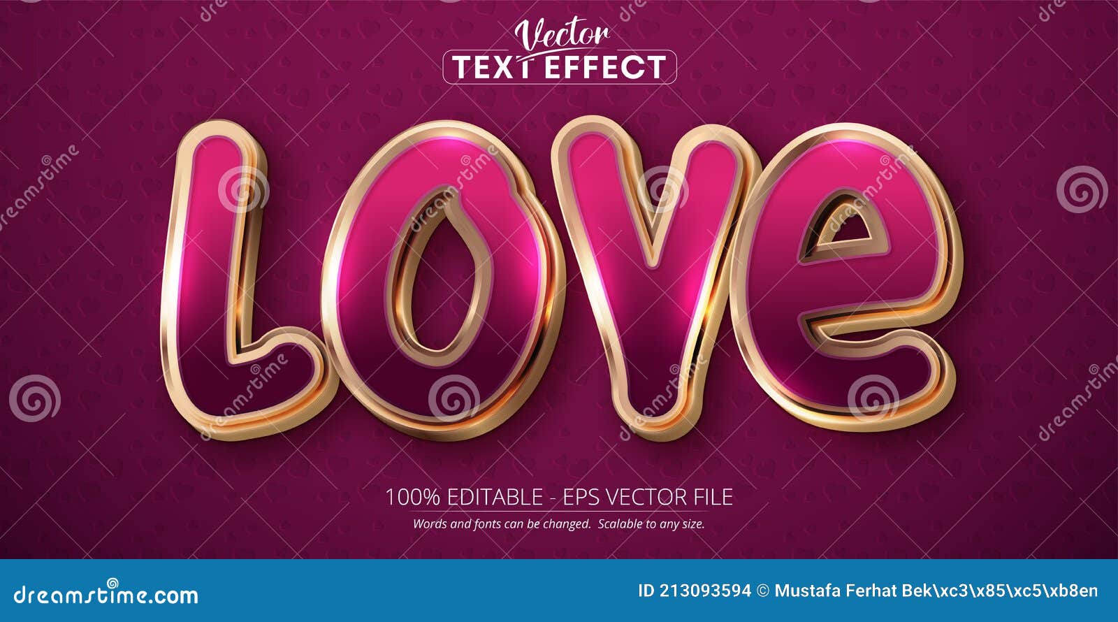 Livid Text, Cartoon Style Editable Text Effect Stock Vector ...