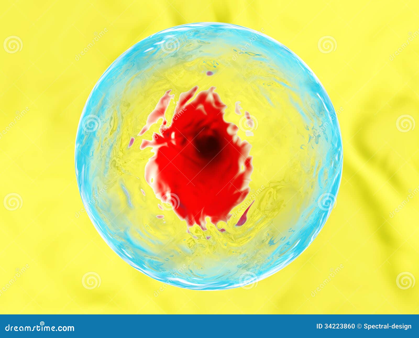Living cell stock illustration. Illustration of macro - 34223860