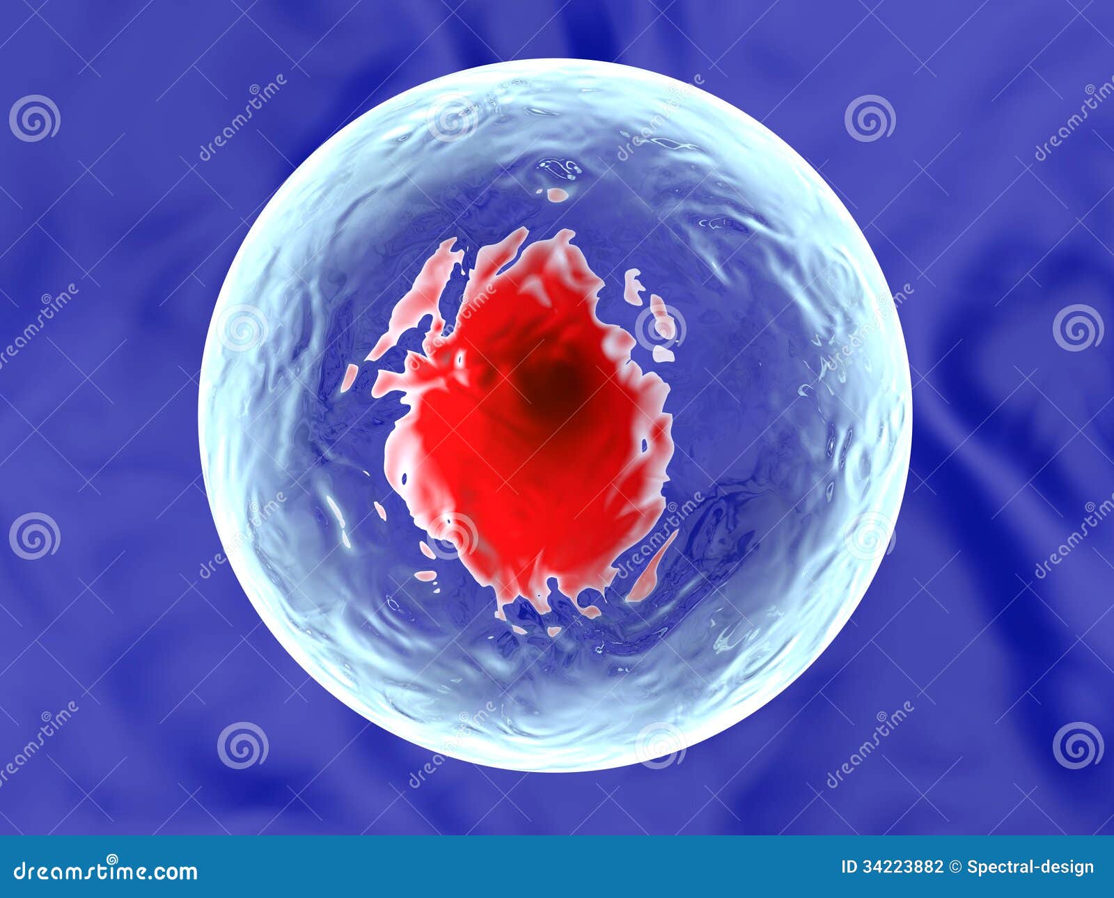 Living cell stock illustration. Illustration of bacteria - 34223882